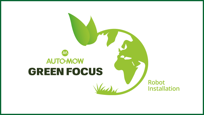 Auto-Mow Green Focus - because small things can make a difference